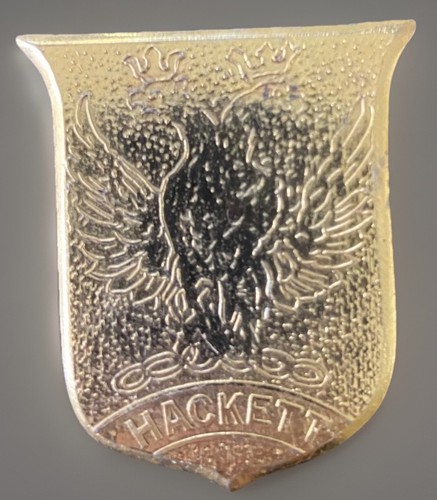 Hackett Brass Crest Reproduction Emblem Double Crown Eagle Auto ...