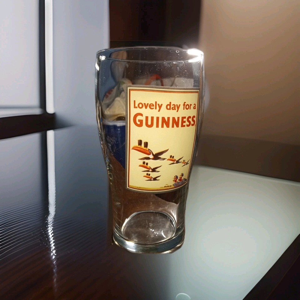 Guinness 'Lovely Day for a Guinness' Pint Glass - Collectable | eBay