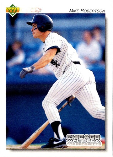 1992 Upper Deck Minors Mike Robertson #156 Sarasota White Sox Baseball ...