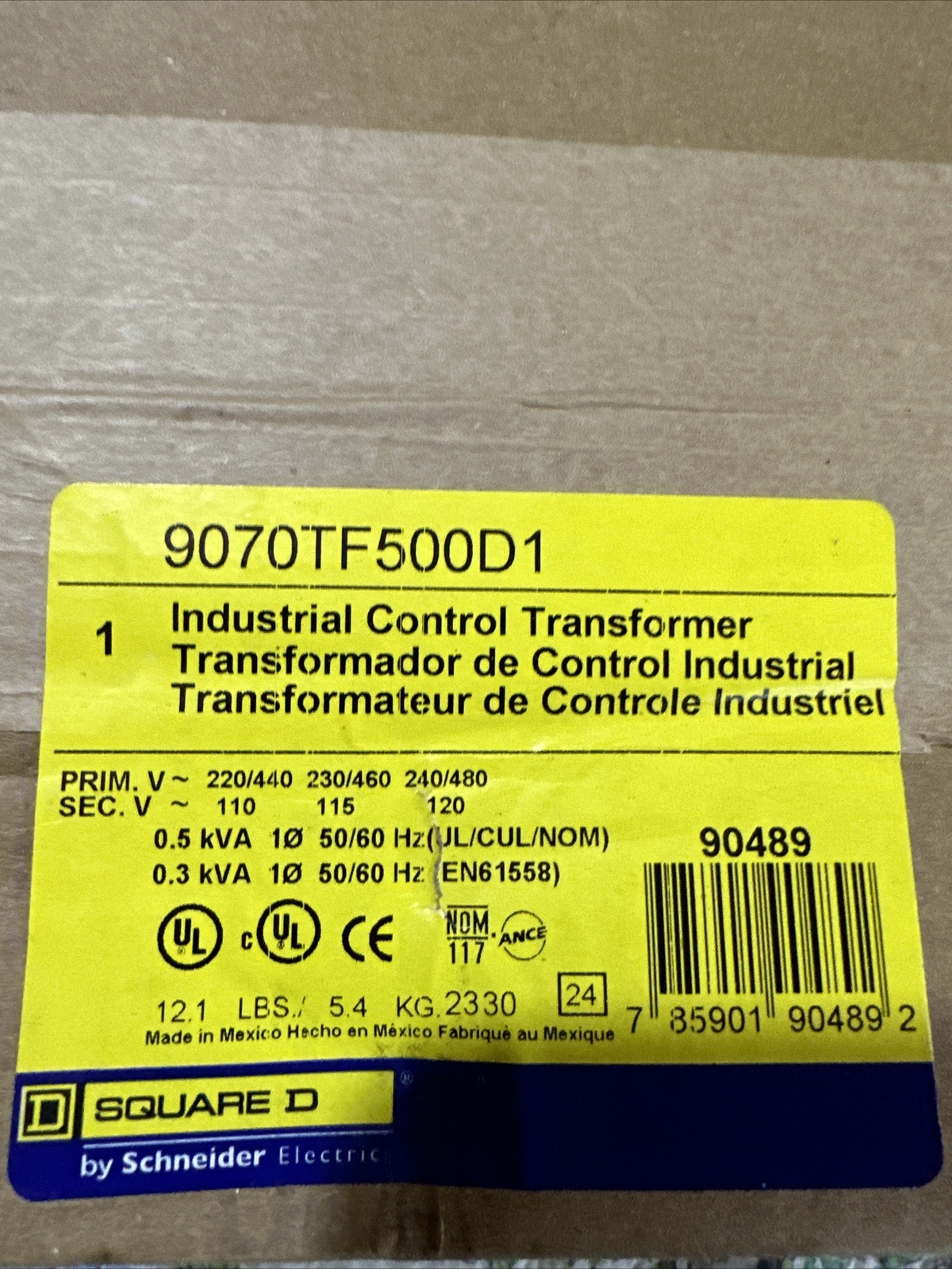 Square D 9070TF500D1 Brand New | eBay