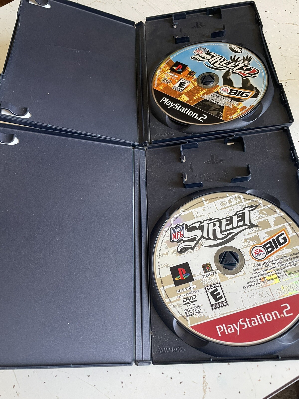 PS2 Football Games - NFL Street 1&2 One Two (Sony PlayStation 2, 2004 ...