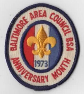 BSA Baltimore Area Council Anniversary Month BLK Bdr. (SEWN) [BLT1257 ...