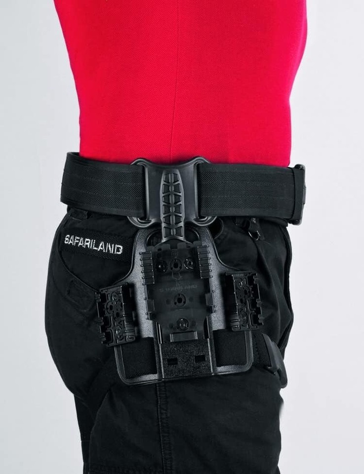 Safariland Compatible ULTICOR Plain Black Single Strap Leg Shroud W ...