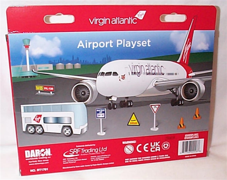 Virgin atlantic Boeing Airport playset New in Box Daron RT1701 | eBay