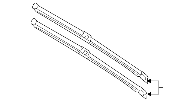 Genuine Mercedes-Benz TS Wiper Blade 9108240100 for sale online | eBay