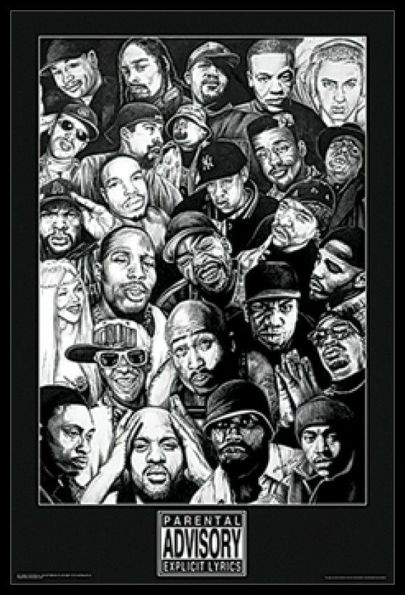Old School Hip Hop Poster