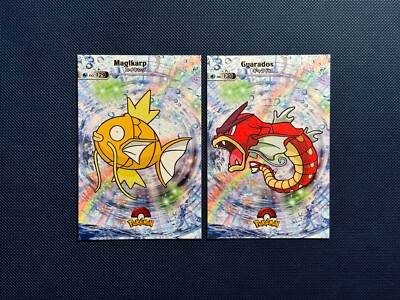 Pokemon Database Shiny Set Magikarp Red Gyarados Shiny Sparkle Holo Set ...