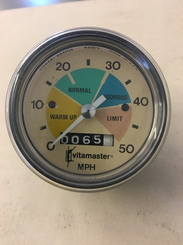 #C) Vitamaster Stewart Warner Speedometer 0-50 MPH | eBay
