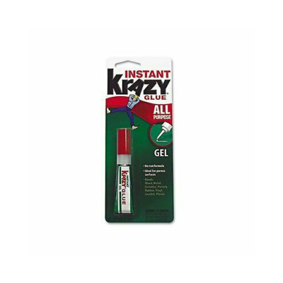 Instant Krazy Glue All Purpose Gel Extra Strength Fast Adhesive 0.07 oz ...