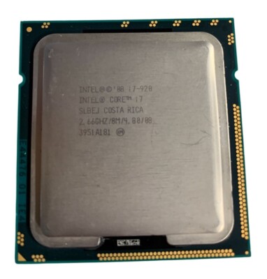 Intel Core I7-920 2.66GHz/8M/4.8GT/S Processor LGA1366 SLBEJ Costa Rica ...