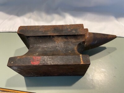 Antique 17 pound cast iron anvil jeweler's gunsmith's cobbler machinist ...