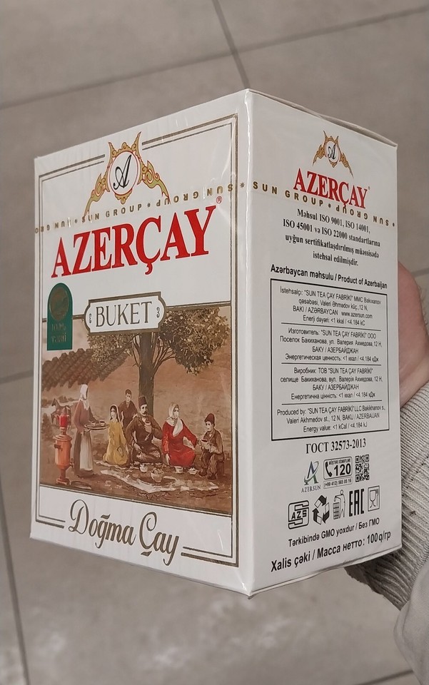 Tea from Azerbaijan "AZERCHAY-BUKET", with aromatic taste, top quality ...
