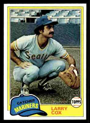 1981 Topps Larry Cox #249 - Seattle Mariners | eBay