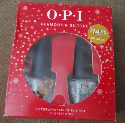 OPI Glamour & Glitter Full Size Bottle Nail Polish Set NEW IN BOX | eBay