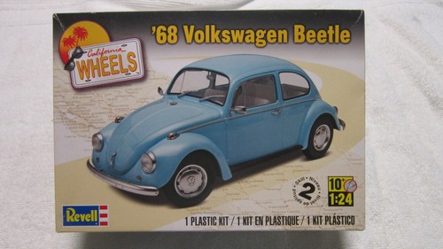 REVELL CALIFORNIA WHEELS 68 VOLKSWAGEN BEETLE 1/24 MODEL KIT | eBay