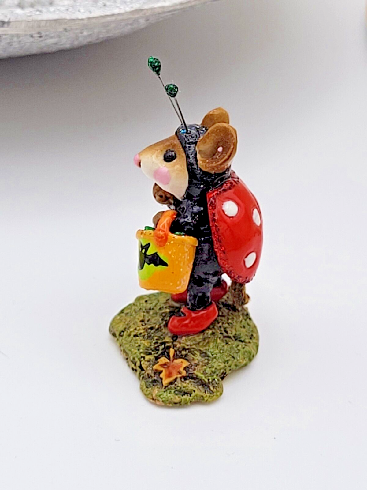Wee Forest Folk Lady Bug-a-boo M-272 with green antenna, Halloween ...
