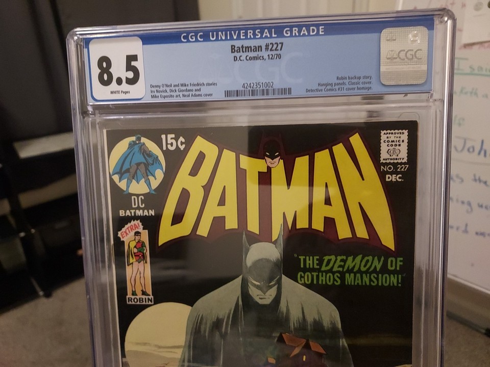 Batman #227 1970 🦇CGC 8.5 WP. Detective Comics 31 Homage. Classic Cover ...