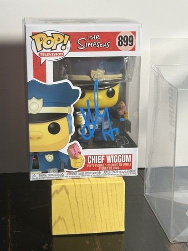 Hank Azaria The Simpsons Autograph Signed Chief Wiggum 899 Funko Pop ...