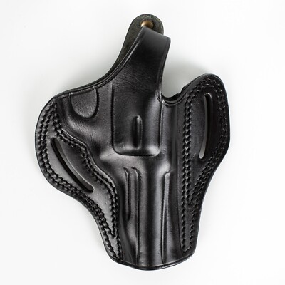 For Smith and Wesson 357 Magnum 38 Special 4 inch Revolver Leather Gun ...