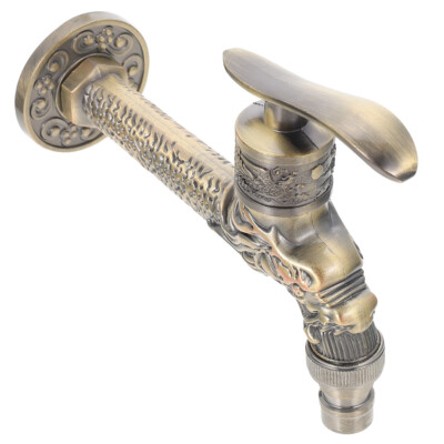 Antique Wall Mount Faucet Bathroom Washer Faucet Garden Mop Pool Faucet ...