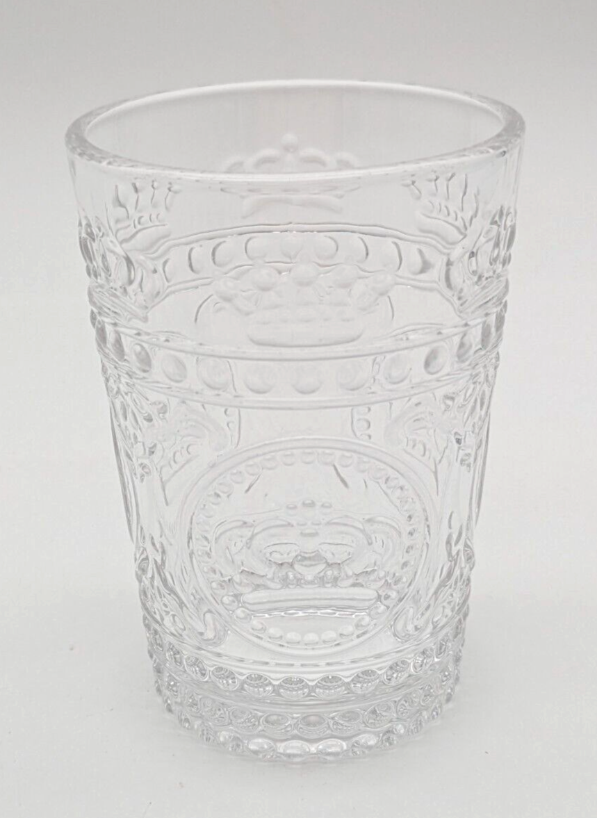 Studio Crystal by Godinger Beverage Glasses Clear Crowns Set 4 8 Oz for ...