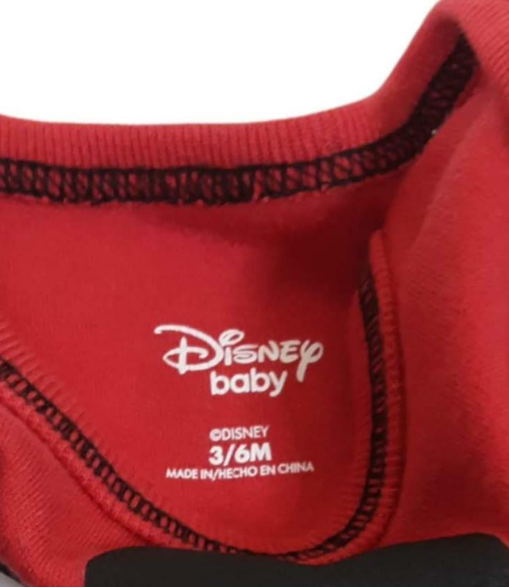 Disney Baby Boy's Red Mickey Mouse One Piece (Size: 3/6M) | eBay