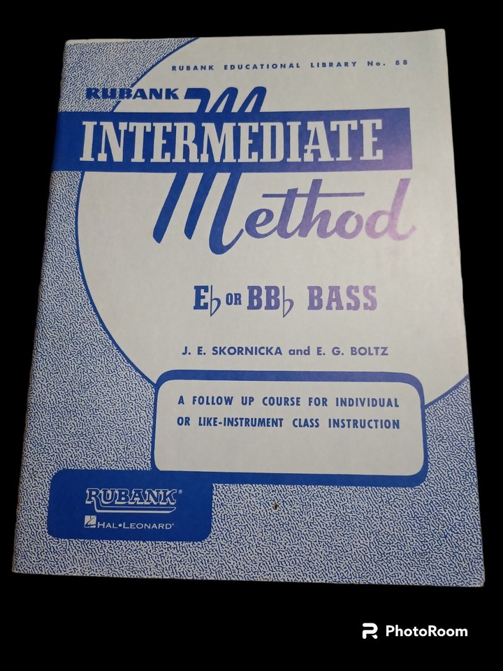 Rubank Intermediate & Advanced Method Vol 1 & 2 Eb Or BBb Bass | eBay