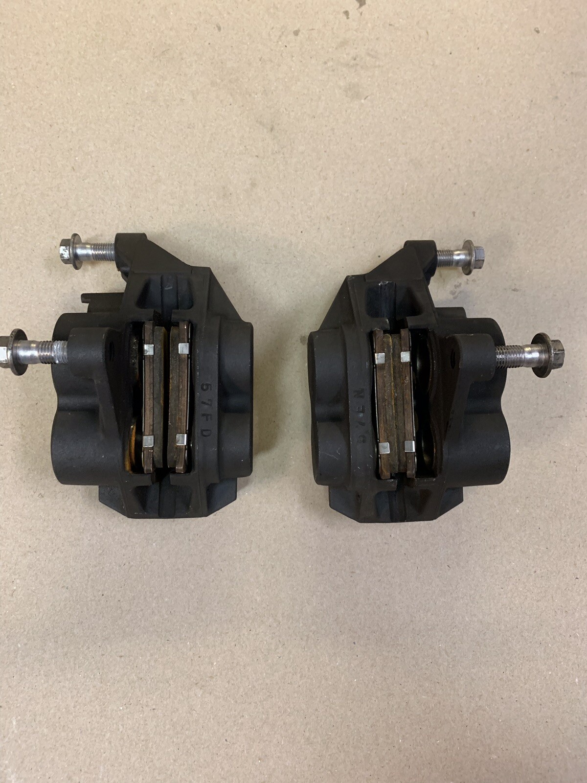 15 16 17 Yamaha FZ07 | Front Brake Caliper Pads Master Cylinder Used ...