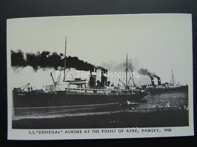 Isle of Man Shipping Disaster S.S. DONEGAL (2) 1908 c1980s Postcard by ...