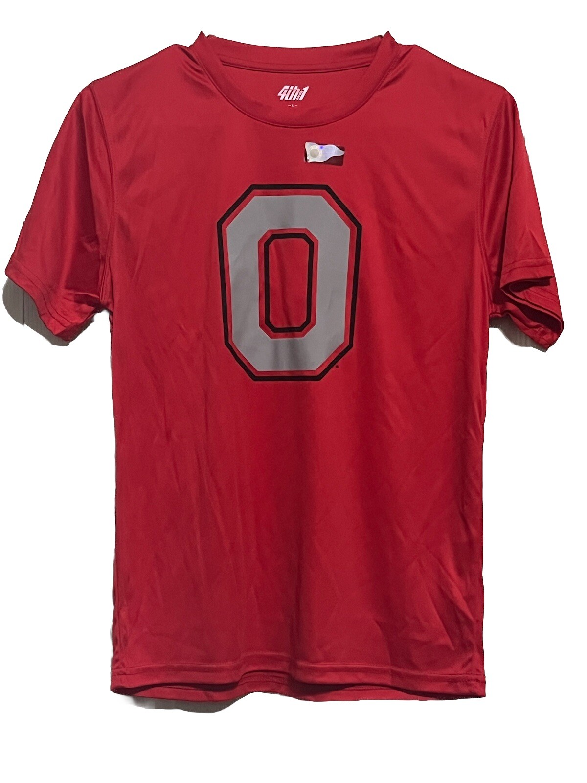 NWOT 4th and 1 Ohio State Buckeyes Block O Logo Tee True Red Size Large ...