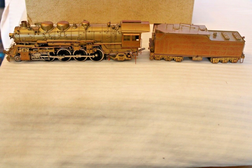HO Scale Sunset Models, Brass 4-8-2 3700 Class Steam Locomotive Santa ...