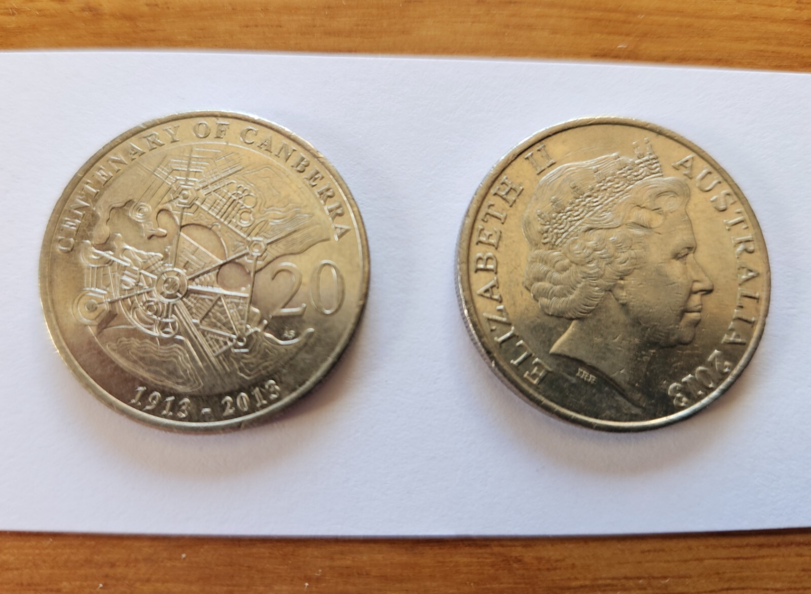 Unique Australian 20c Cent Coin 2013 Centenary of Canberra CIRCULATED ...