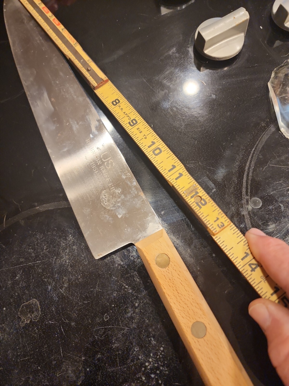 WW US Army Butcher Knife robinson 1951 12 in blade | eBay