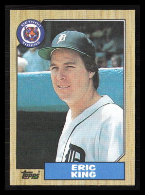 Eric King 1987 Topps #36 Detroit Tigers | eBay