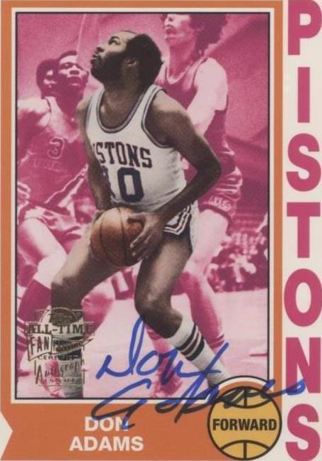 2005-06 Topps 1952 Style - Fan Favorites Autographs Don Adams #FFA-DAD ...