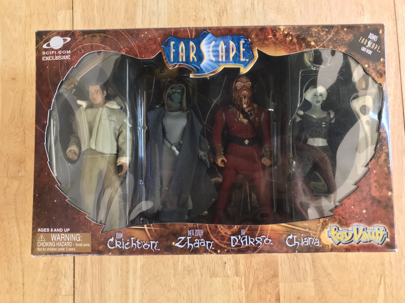 sealed Farscape 4 Figure Set Featuring Crichton, Zhaan D'argo & Chiana ...