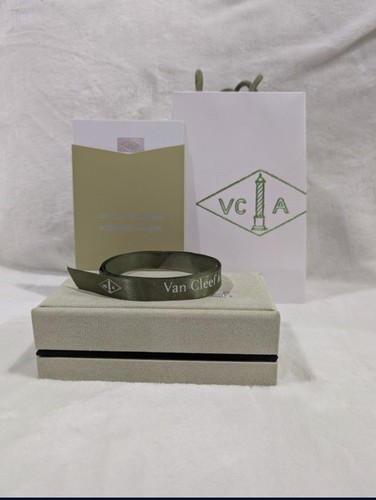 Van Cleef & Arpels VCA Bracelet Box, Bag , Ribbon and Cert | eBay