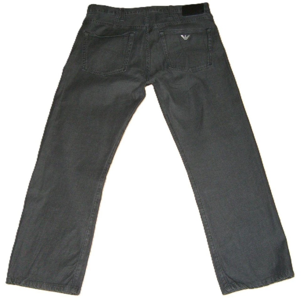 Armani Jeans J21 Regular Stretch Lightweight Denim W34 L30 Dark Grey ...