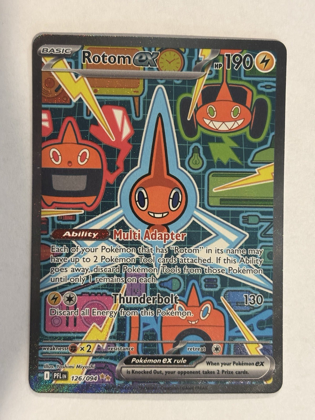 Rotom ex 126/94 | Special Illustration Rare Card | Phantasmal Flames