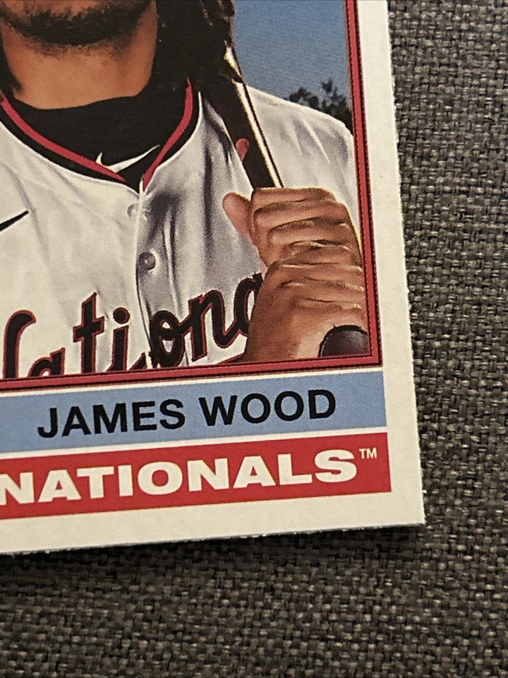 2025 Topps Heritage Alternate Cartoon Variation James Wood RC SP #231 ...