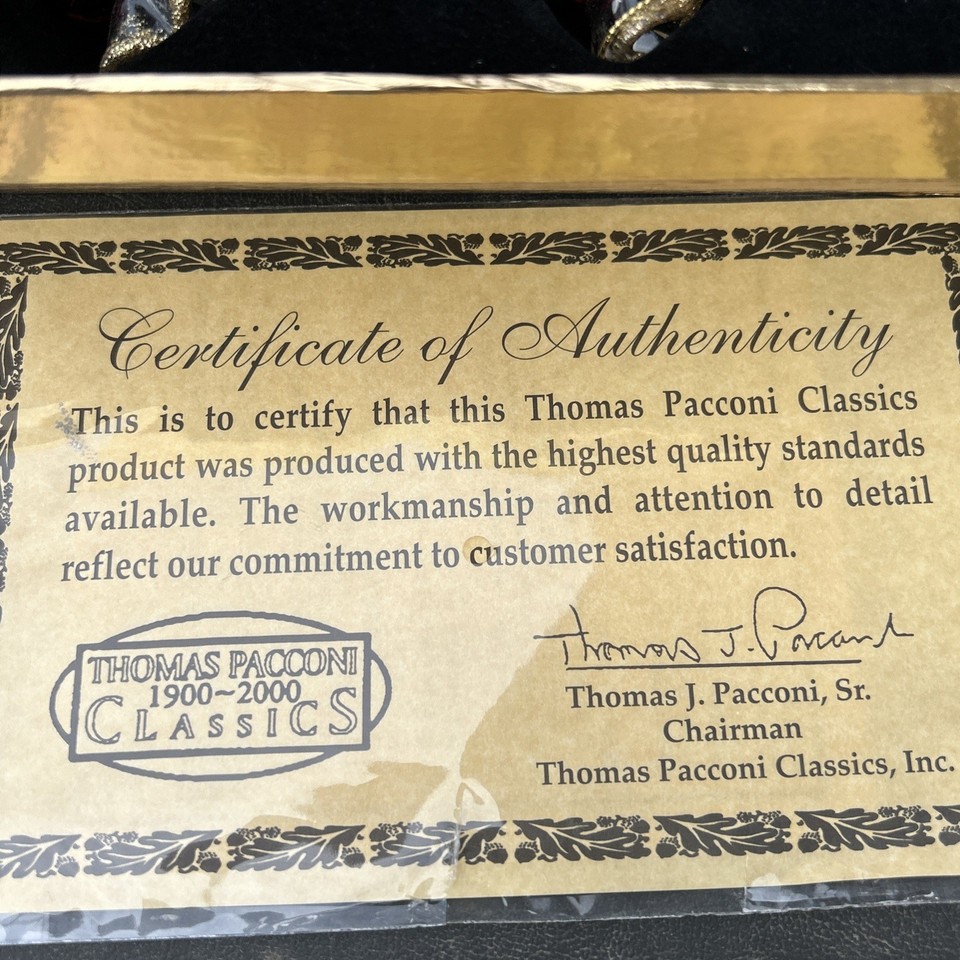 Thomas Pacconi Classics Candy Blown Glass Christmas Ornaments Vintage 9 ...