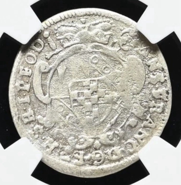GERMANY, 1747 AD Wurzburg. Silver Schilling 1S Medieval Bishop Rare ...