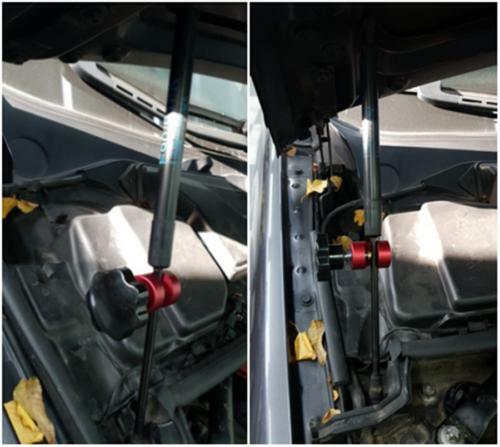 1x Car Hood Trunk Lid Rod Lift Damper Shock Strut Stopper Retainer No ...