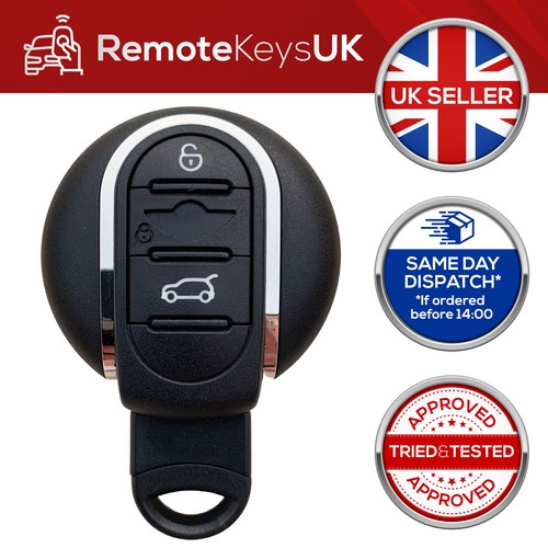 MINI Cooper F Series BDC 3 Button Remote Keyless Car Key Fob 433Mhz ...
