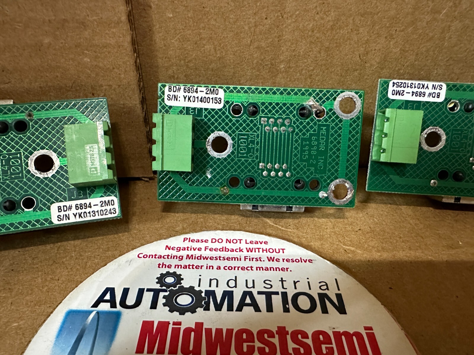 3X NEW MEDAR 6894-2M0 / 68942M0 / 6894-2MO CIRCUIT BOARD ID:M23111 ...