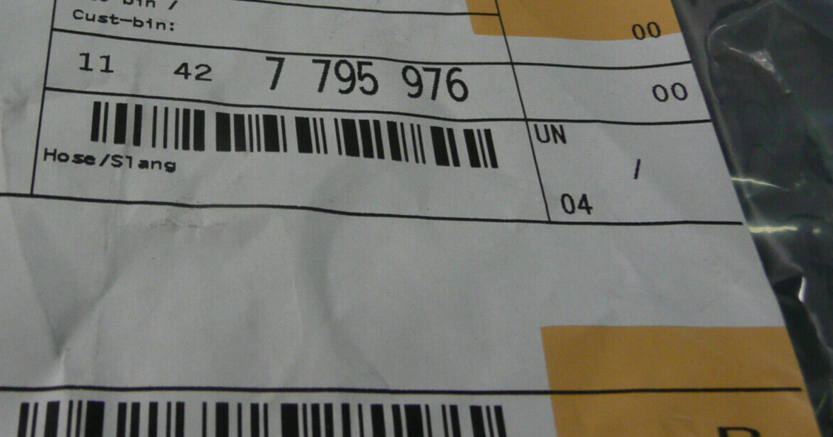 NEW GENUINE BMW E90 F10 E84 E70 F15 TURBOCHARGER OIL SUPPLY HOSE ...