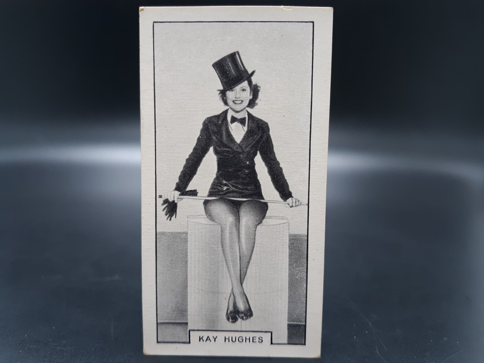1938 BAT Modern Beauties Actress Pinups #17 Kay Hughes Tobacco ...