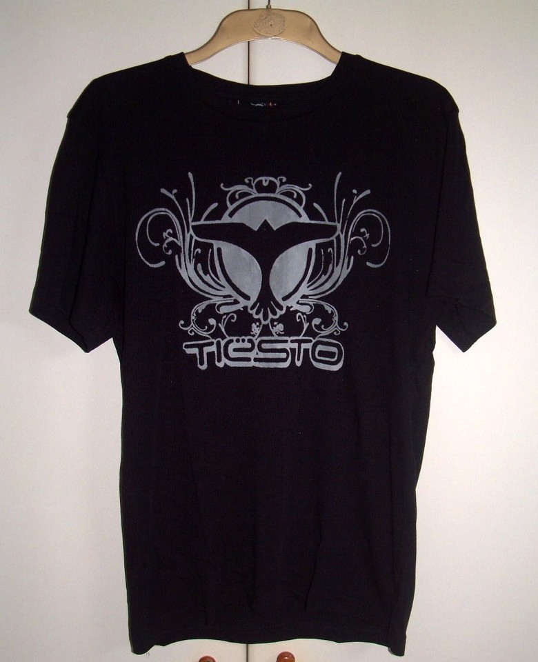 TIESTO (DJ) - EMBOSSED LOGO - OFFICIAL T-SHIRT - SIZES S/M/L/XL - NEW ...