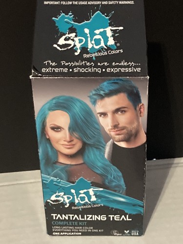Splat Rebellious Colors Tantalizing Teal Complete Color Kit Long ...