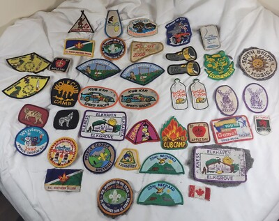 CUBS Cub Scout Patch Collection Boy Scouts 1986 - 2000s Canada BC Lot ...